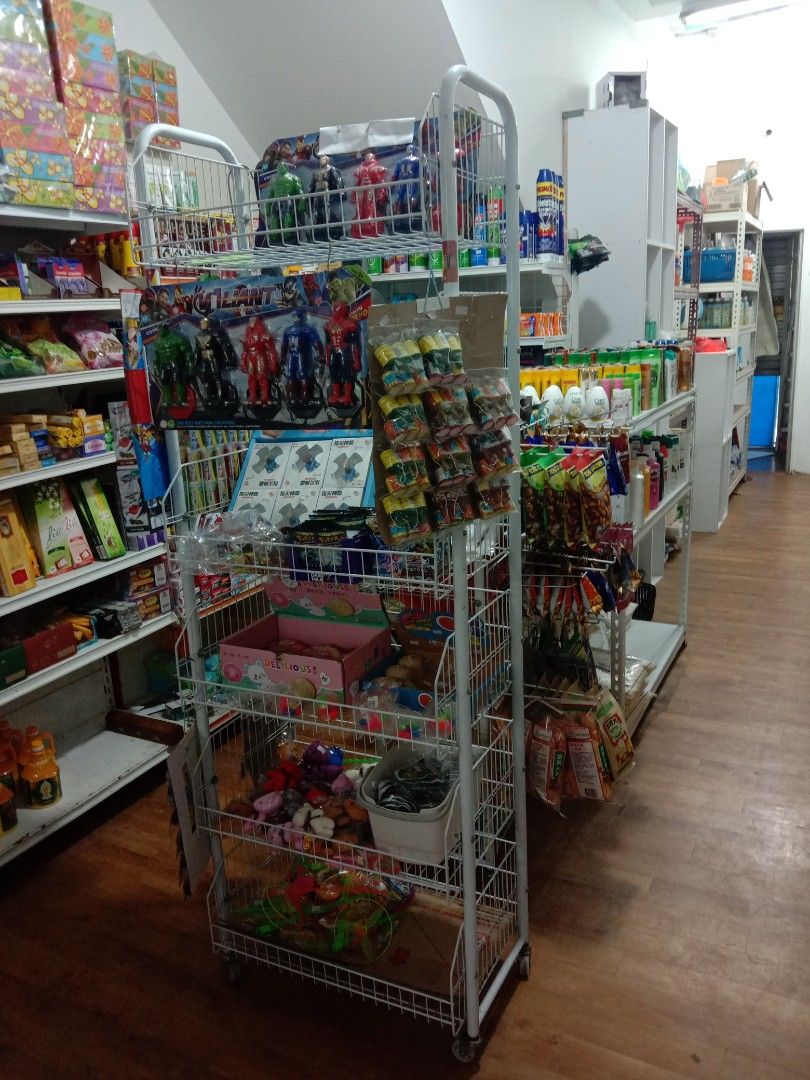 Mini mart racks and shelves, Furniture & Home Living, Furniture ...