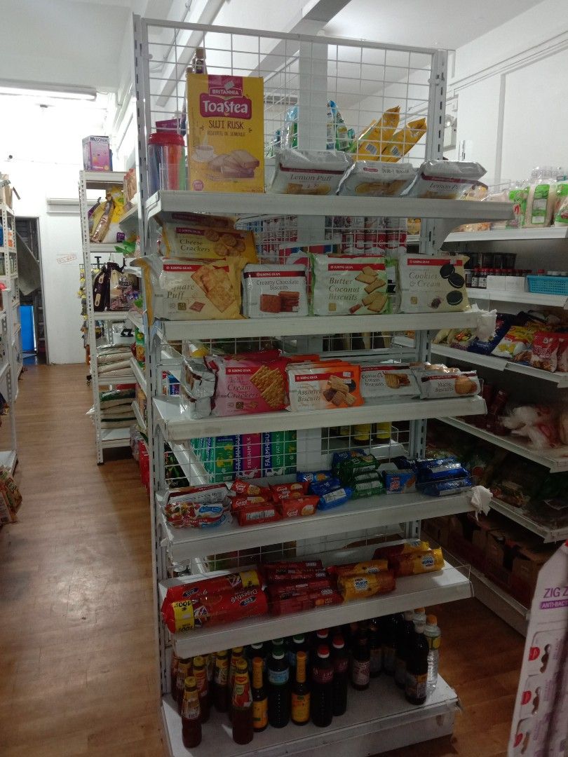 Mini mart racks and shelves, Furniture & Home Living, Furniture ...
