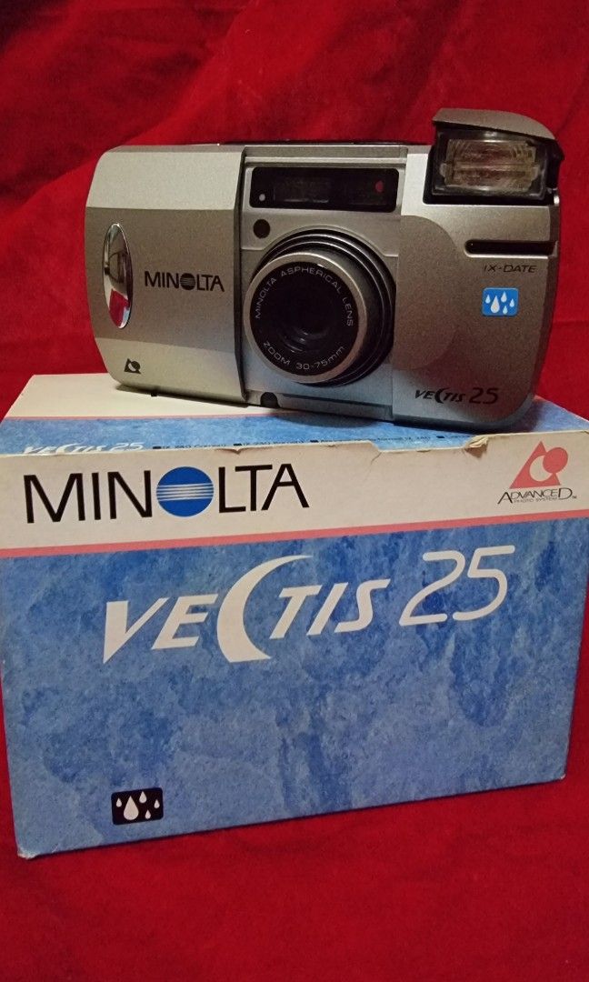 Minolta Vectis APS Film Camera, Photography, Cameras on Carousell