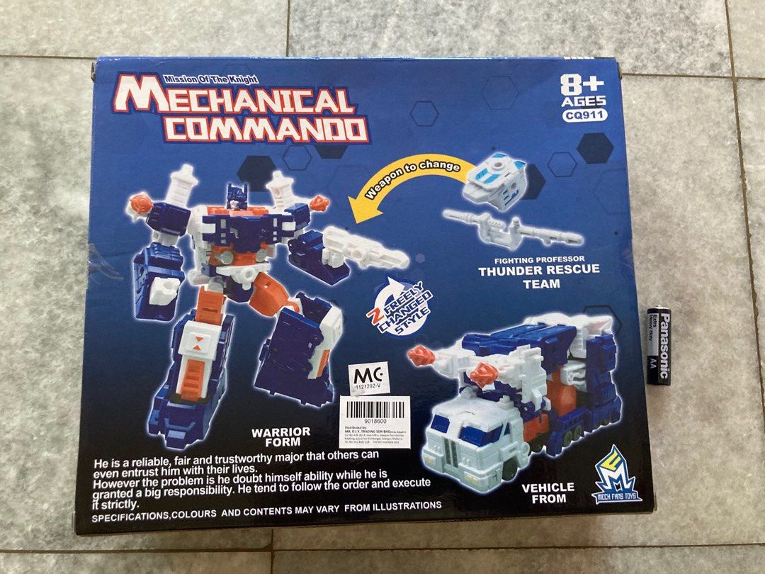Mr D. I.Y Transformers Mechanical Commando....., Hobbies & Toys, Toys ...