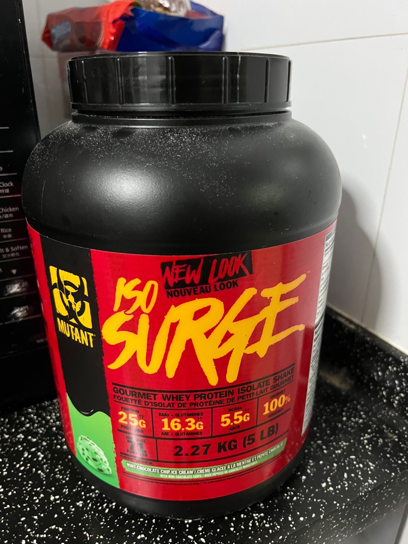 Mutant ISO Surge Whey Protein 5lbs, Health & Nutrition, Health ...