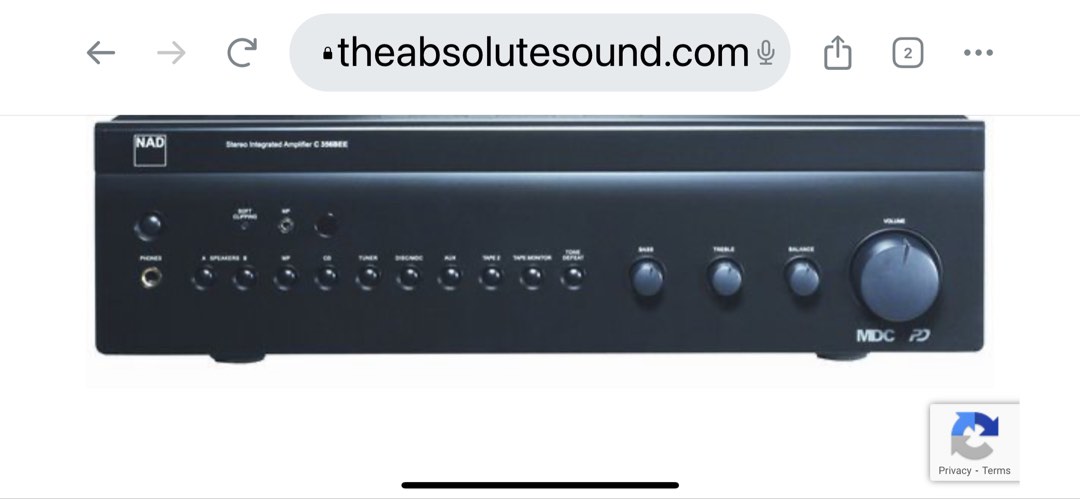 NAD 356BEE integrated amp with phono, Audio, Soundbars, Speakers ...