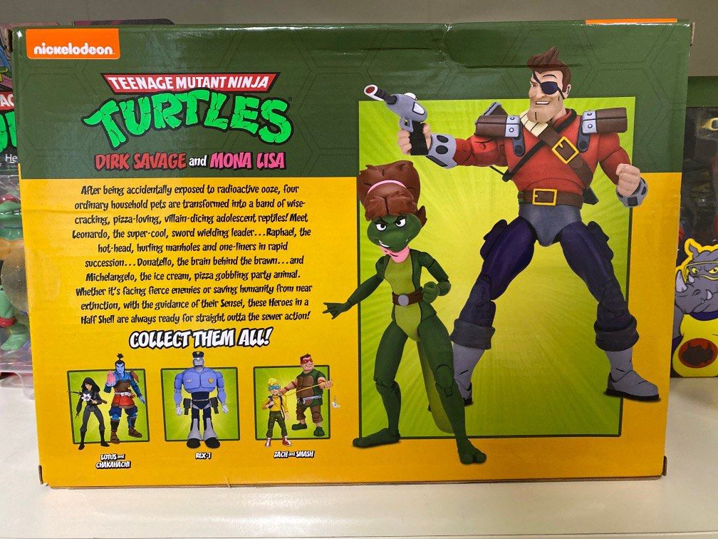 NECA TMNT Dirk Savage & Mona Lisa, Hobbies & Toys, Toys & Games on ...