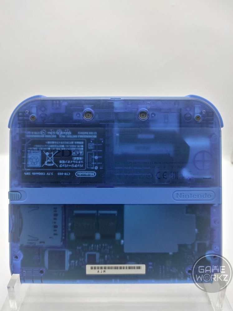 Nintendo 2DS Transparent Blue ( Pokémon Center), Video Gaming, Video ...