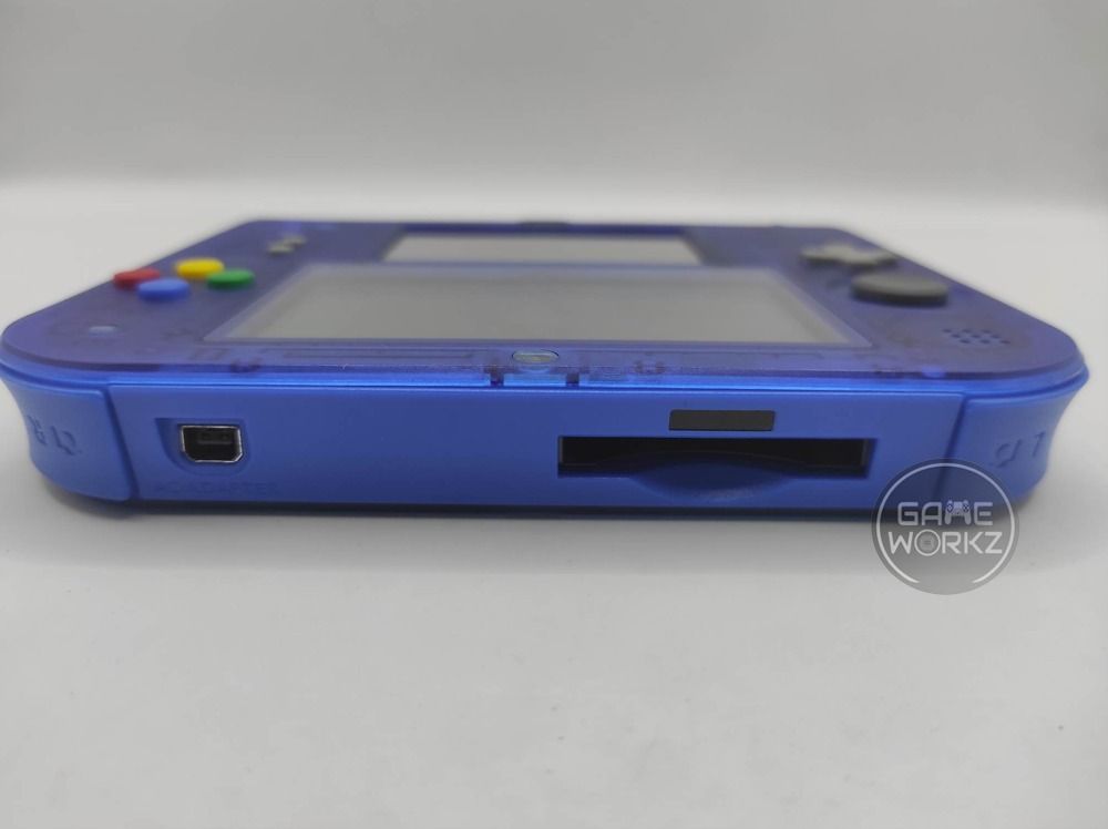 Nintendo 2DS Transparent Blue ( Pokémon Center), Video Gaming, Video ...
