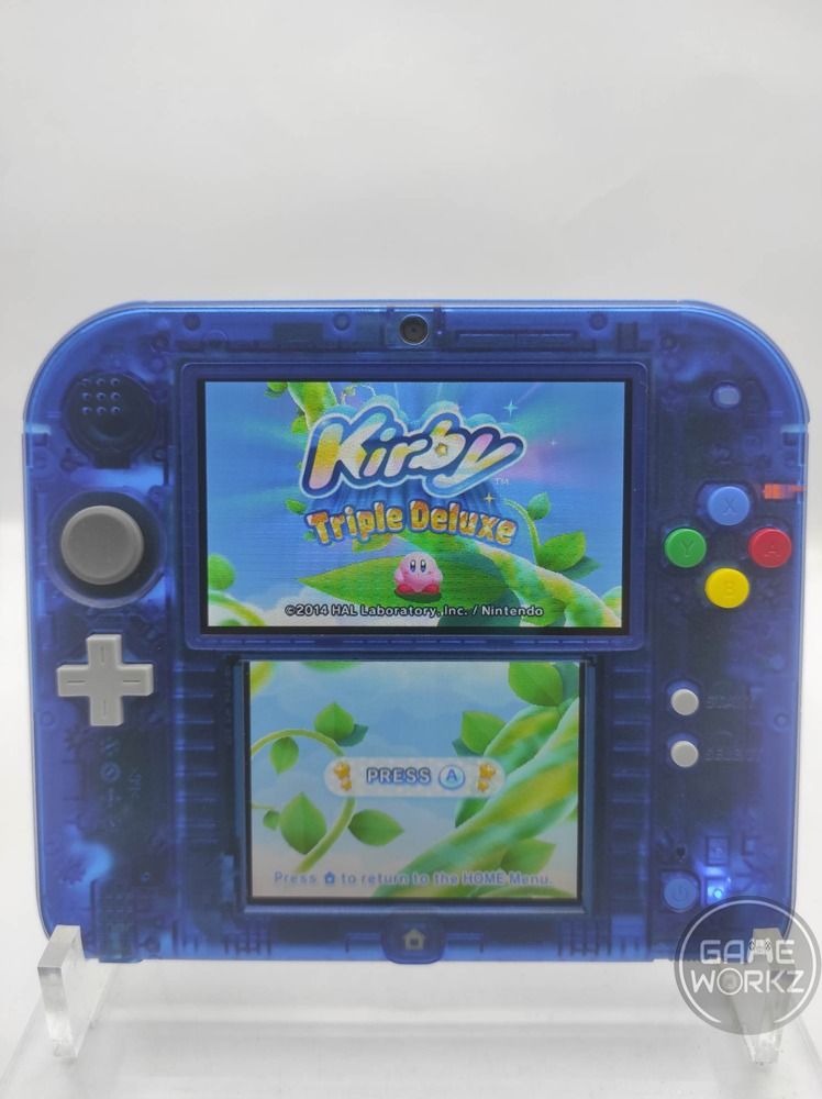 Nintendo 2DS Transparent Blue ( Pokémon Center), Video Gaming, Video ...