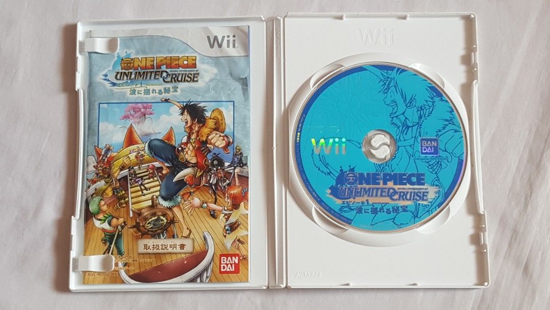 Nintendo Wii One Piece Unlimited Cruise: Episode 1- Nami Ni Yureru Hihou Japanese Version, Video ...