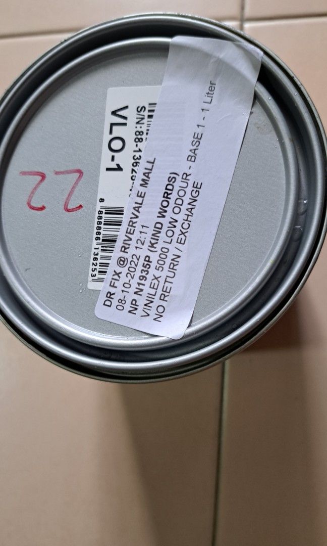 Nippon paint N1935P ( light shade of pink ), Furniture & Home Living ...