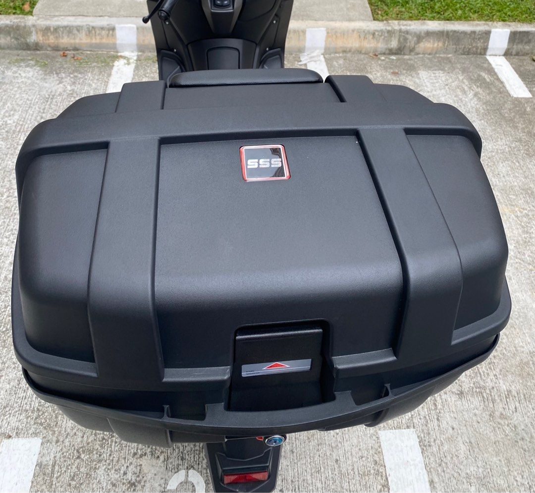 Nmax box and rack, Motorcycles, Motorcycle Accessories on Carousell