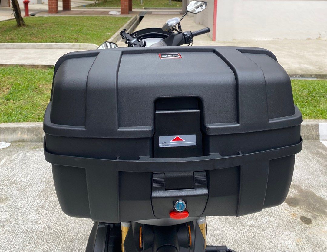 Nmax box and rack, Motorcycles, Motorcycle Accessories on Carousell