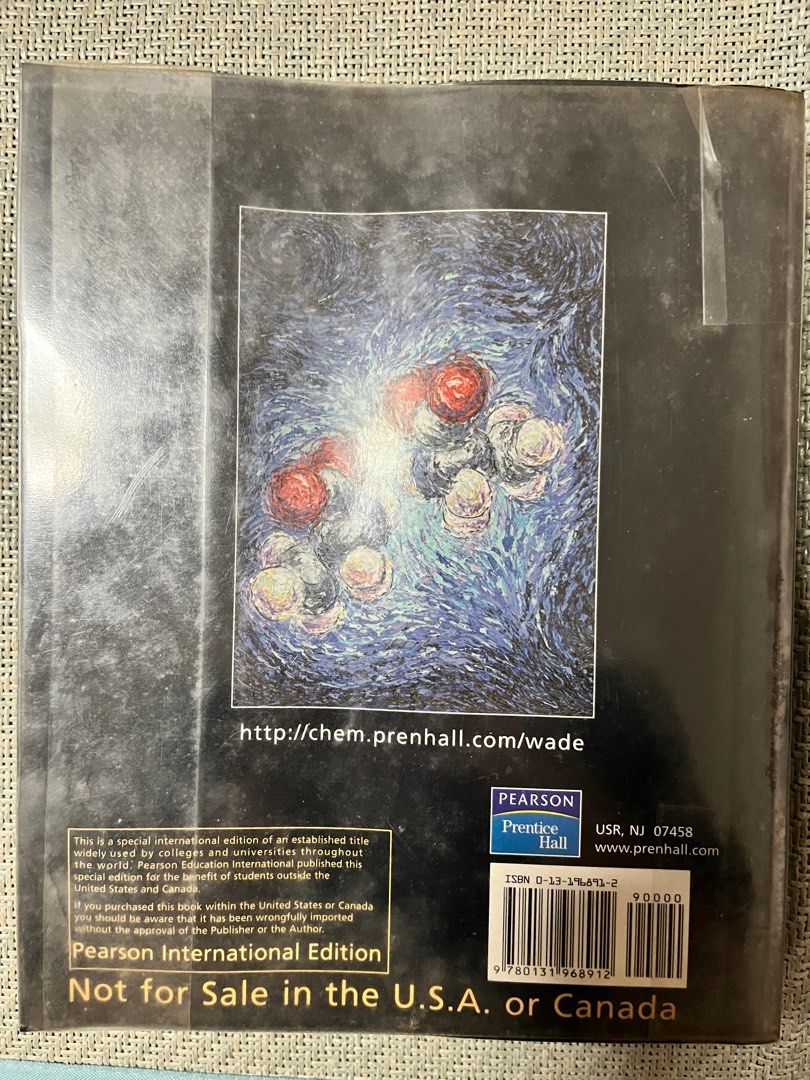 Organic Chemistry International Edition Sixth Edition, L.G.Wade ...