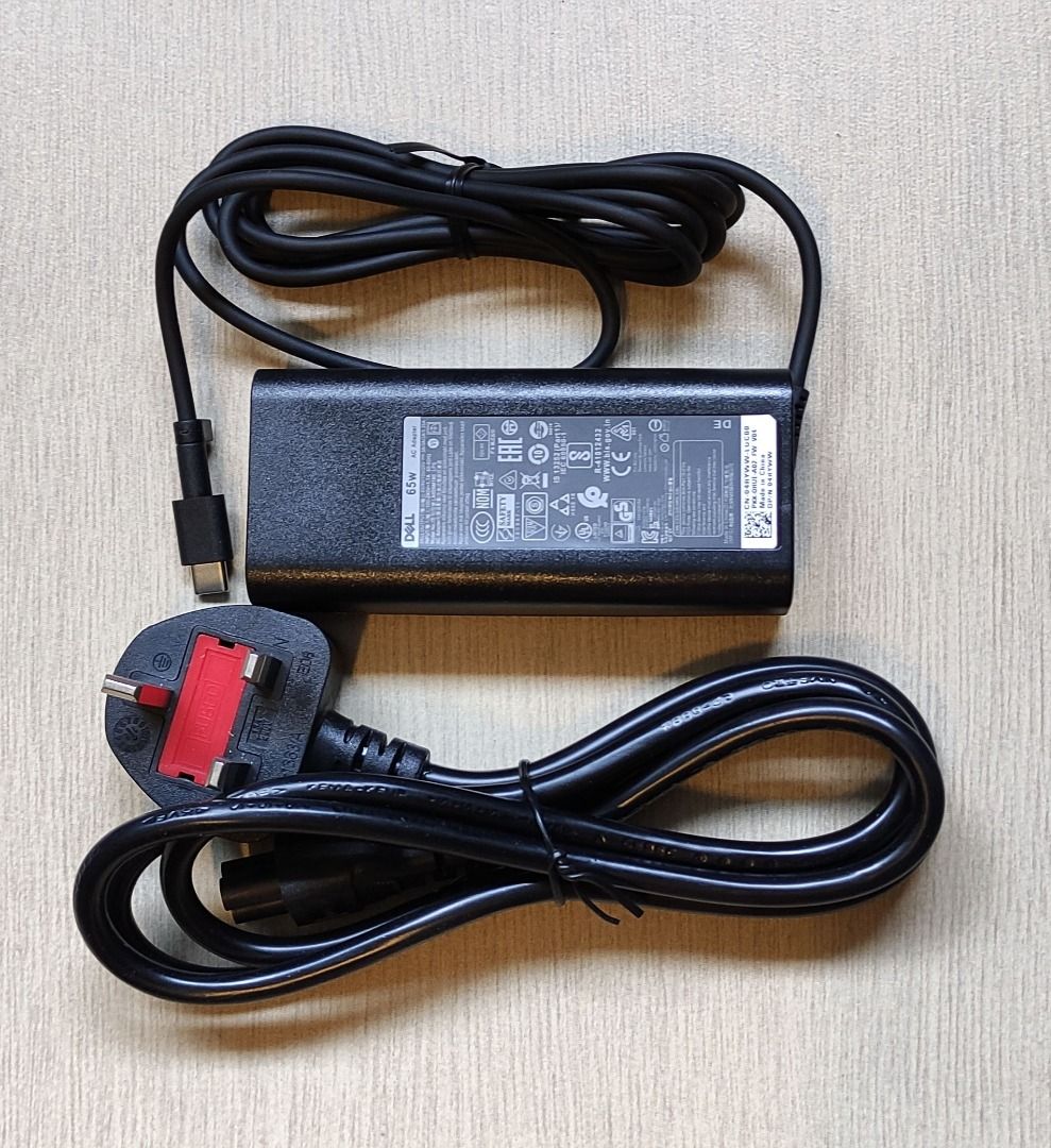 Original DELL notebook charger USB C Type C 65W warranty, Computers ...
