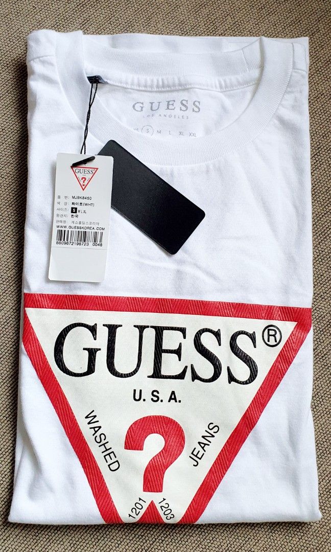 Original Guess Classic TShirt, Men's Fashion, Tops & Sets, Tshirts ...
