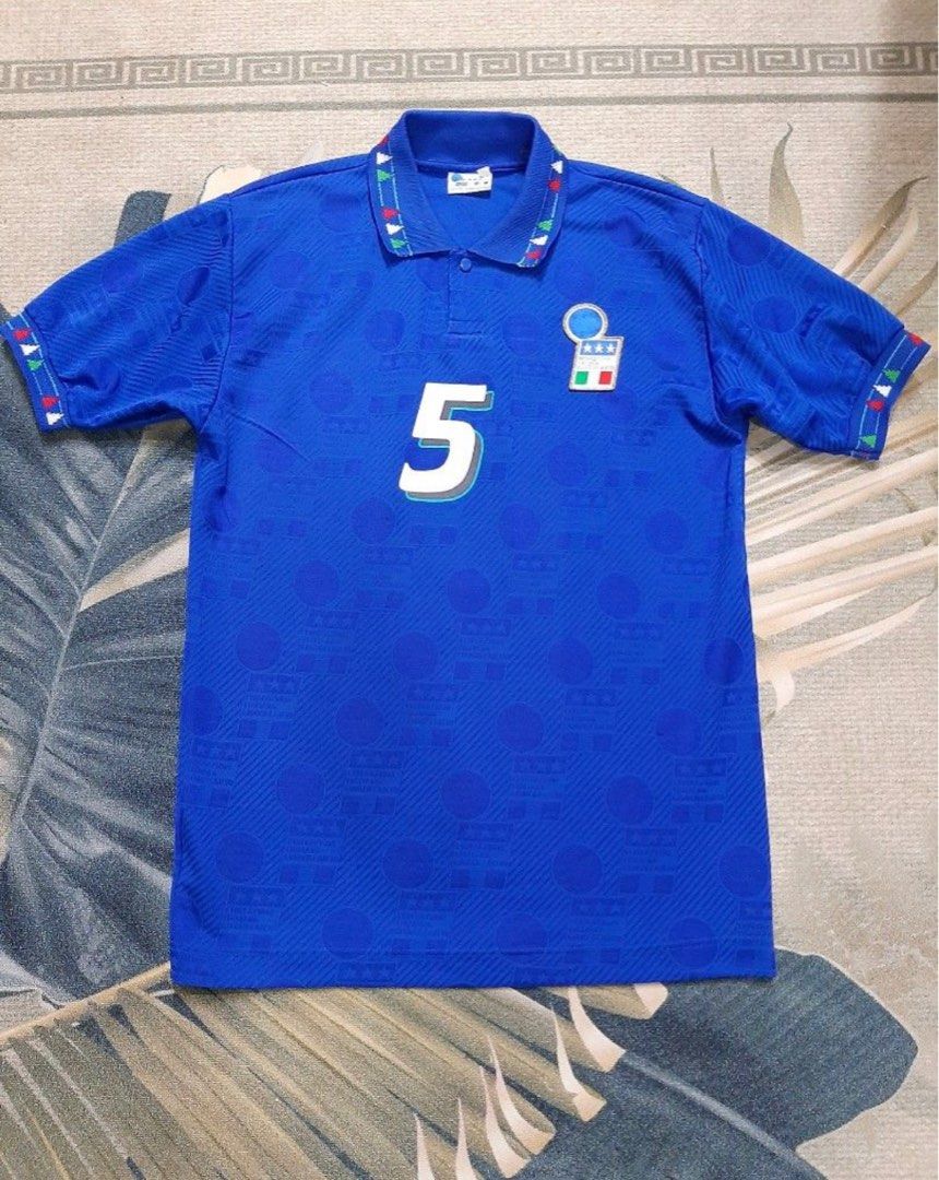 Paolo Maldini Italy 1994 World Cup soccer/football jersey/kit rare ...
