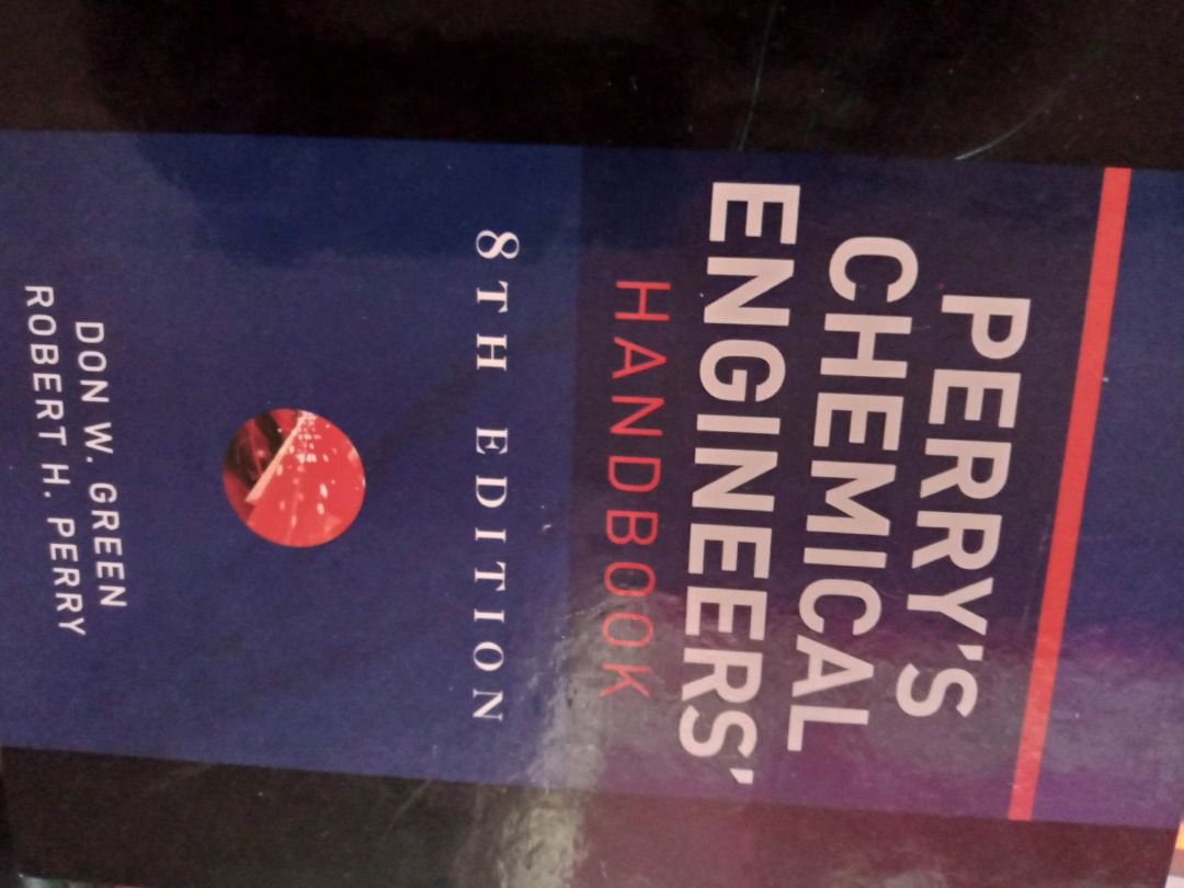 Perry's Chemical Engineers' Handbook 8th ed., Hobbies & Toys, Books ...