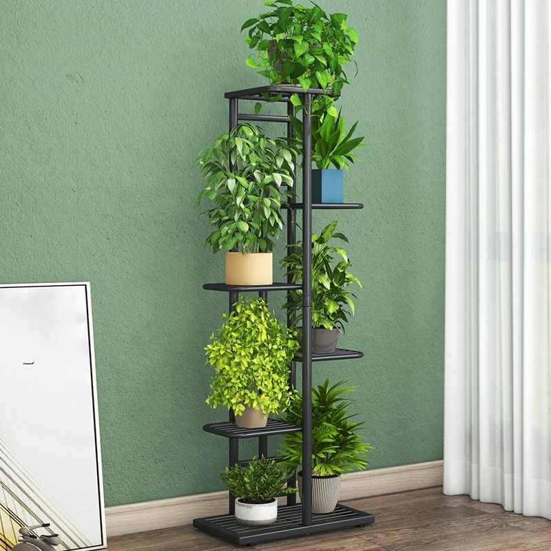 plant rack With pulley flower pot rack flower rack, Furniture & Home ...