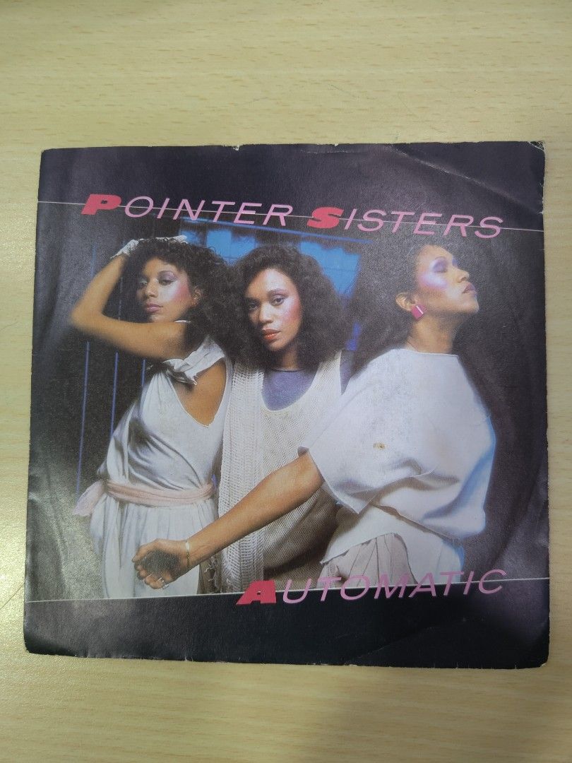 POINTER SISTERS AUTOMATIC 七吋黑膠細碟, 興趣及遊戲, 音樂、樂器 & 配件, 音樂與媒體 - 黑膠碟 - Carousell