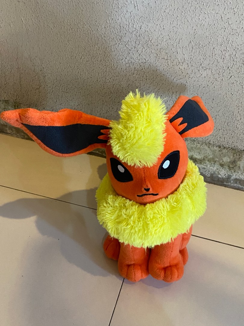 Pokemon Flareon stuffed toy, Hobbies & Toys, Toys & Games on Carousell