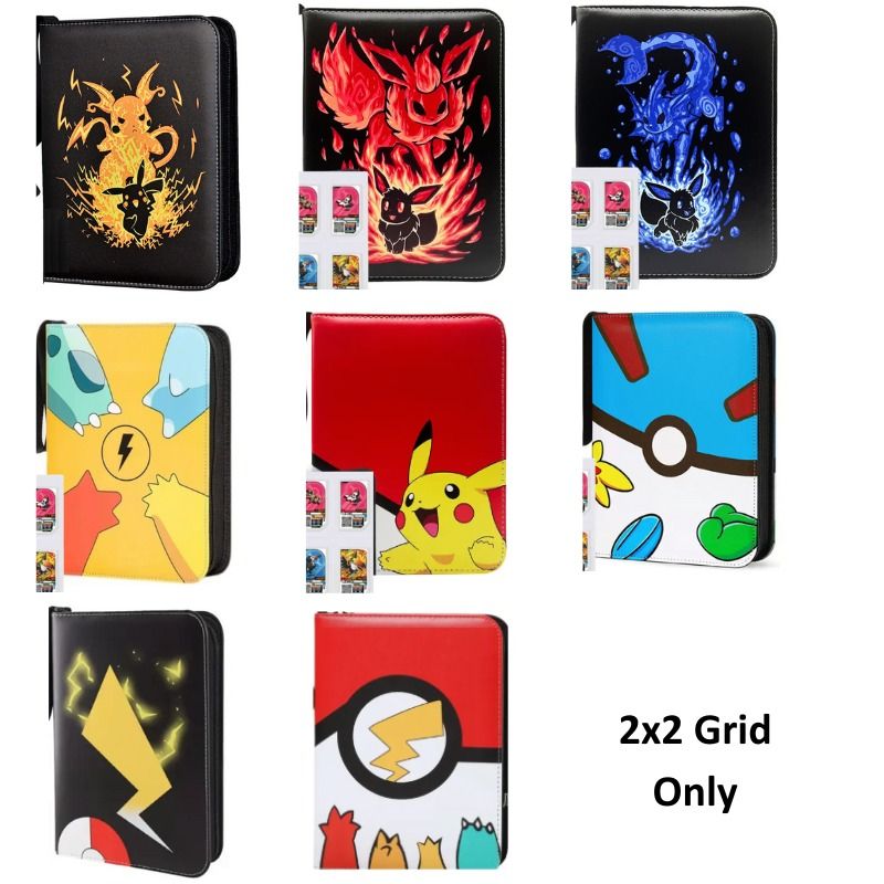 Pokemon Ga Ole Zip Album Sleeve 4 or 9 Pocket Gaole Disk Holder Storage ...