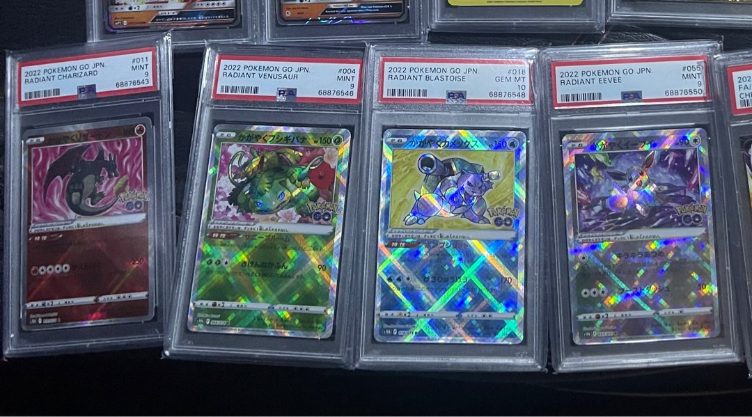 Psa 10 Blastoise/Psa 9 Charizard/ Psa 9 venusaur / Eevee Psa 9, Hobbies ...