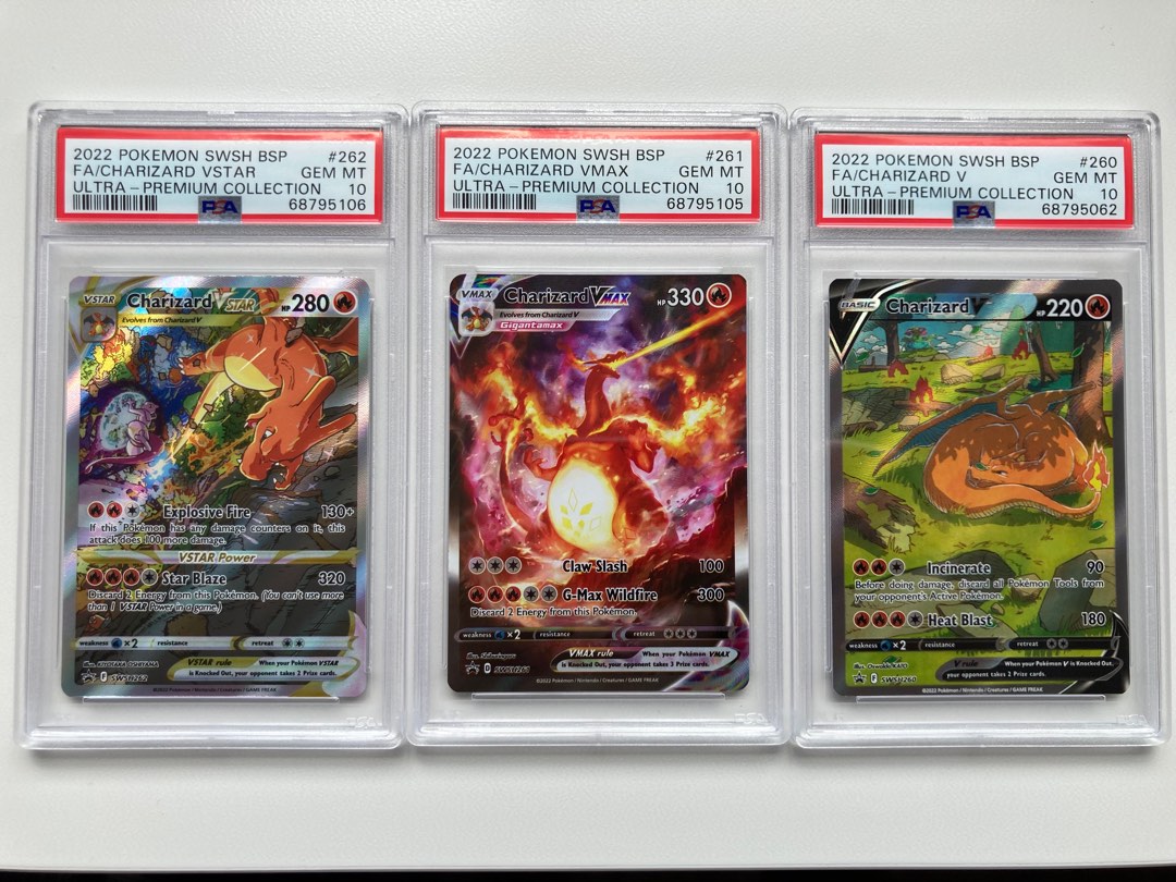 PSA 10 Charizard UPC promos set Pokemon card, Hobbies & Toys, Toys ...