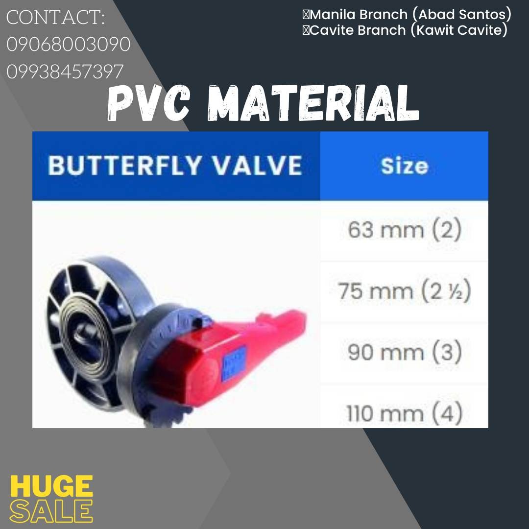 PVC Butterfly Valve, Commercial & Industrial, Construction & Building ...