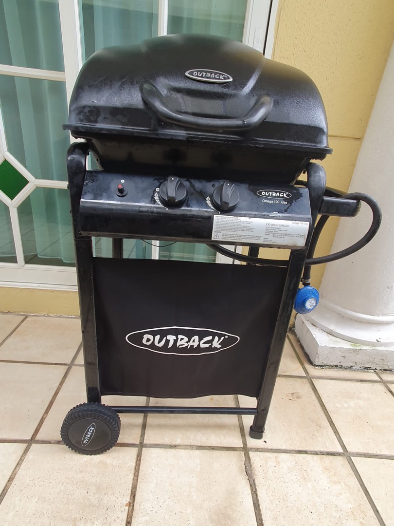 Rarely used gas fired Outback double burner grill + Original Outback ...