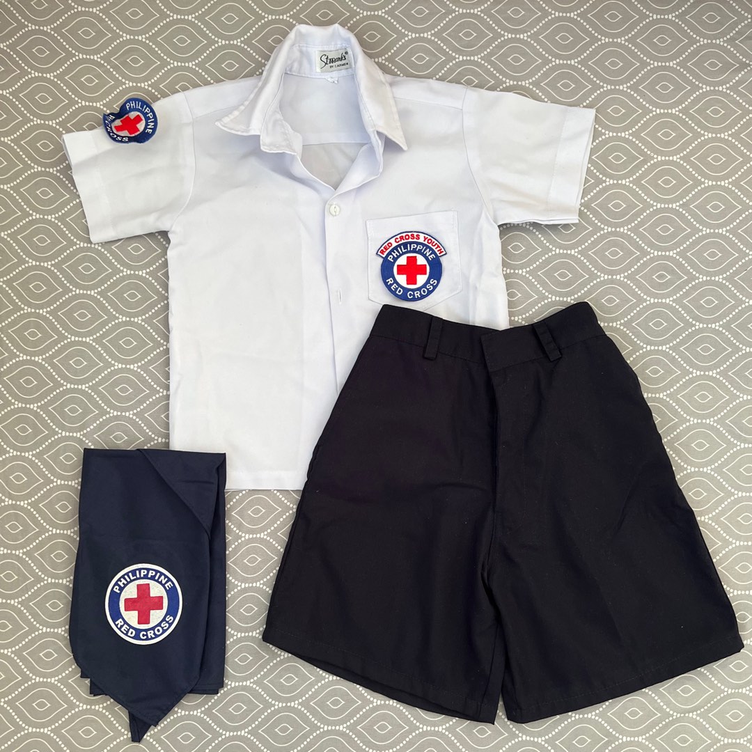 Red cross uniform, Babies & Kids, Babies & Kids Fashion on Carousell