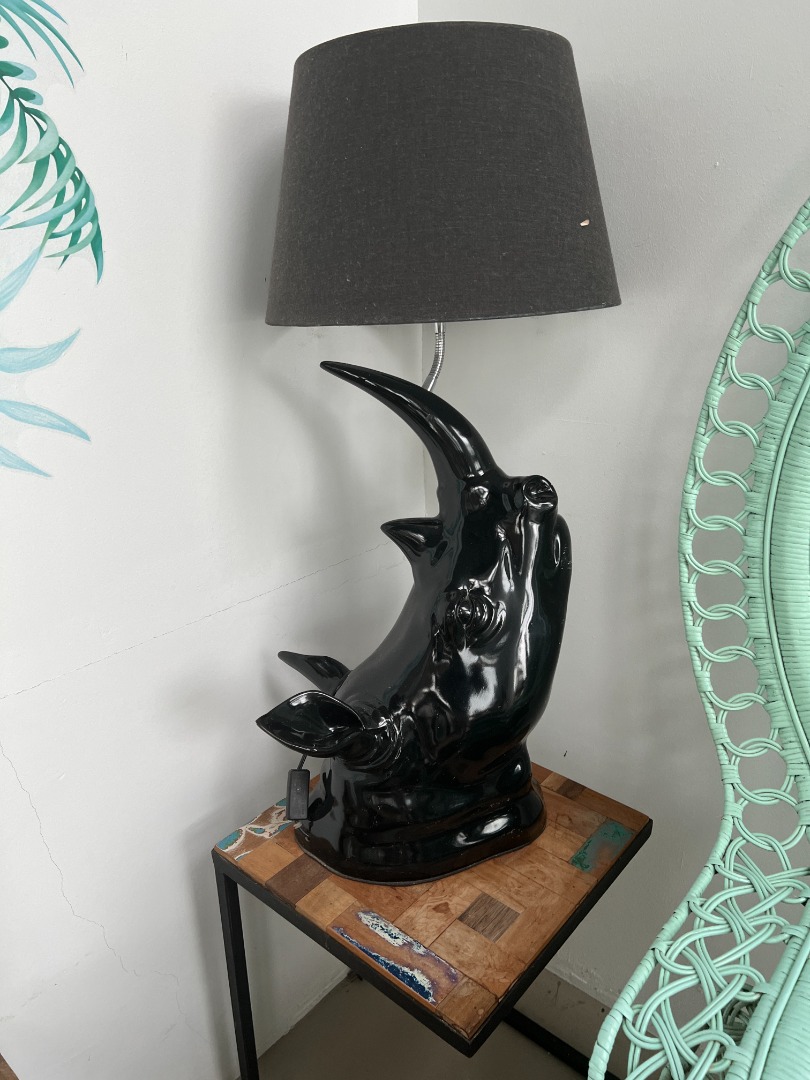 Rhino Lamp, Furniture & Home Living, Lighting & Fans, Lighting on Carousell