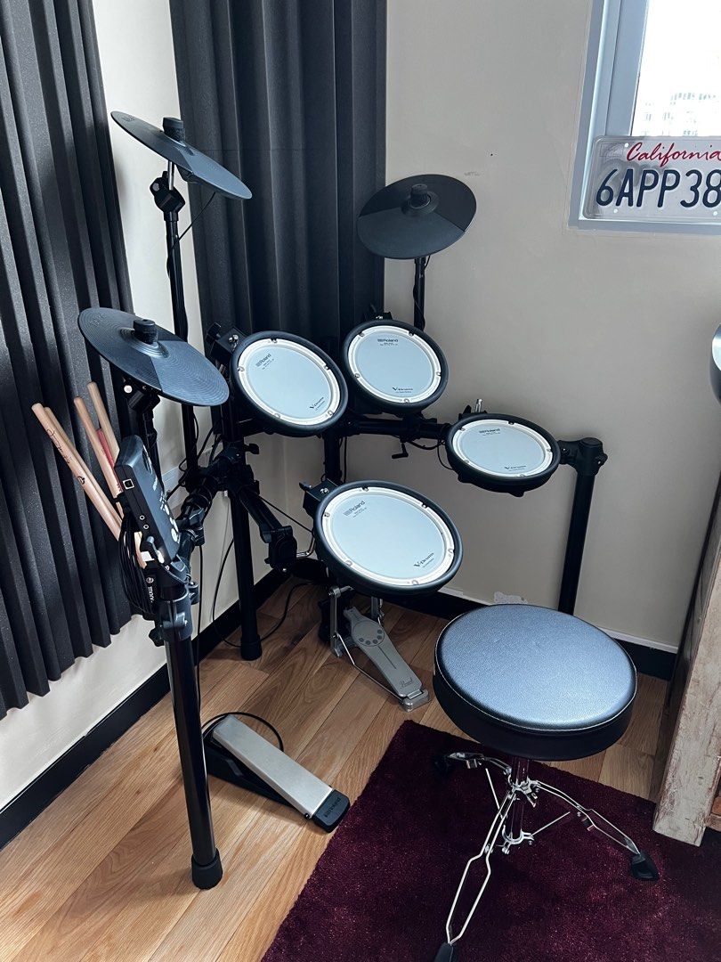 Roland electric drum set, Hobbies & Toys, Music & Media, Musical ...