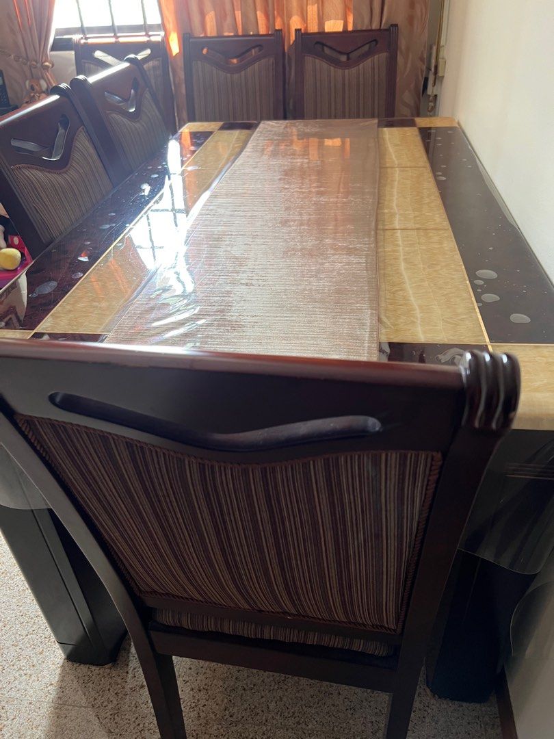 Rosewood Marble Dining and coffee Table, Furniture & Home Living ...