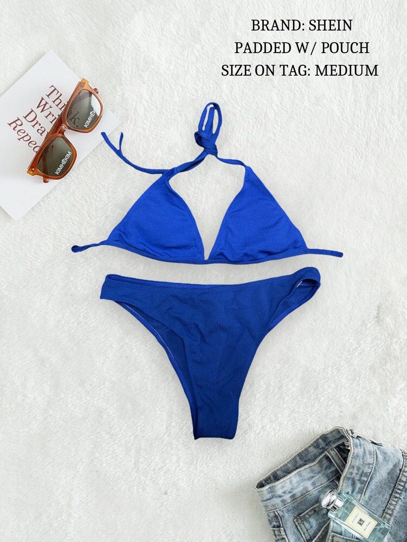 Royal Blue Two Piece Swimsuit On Carousell