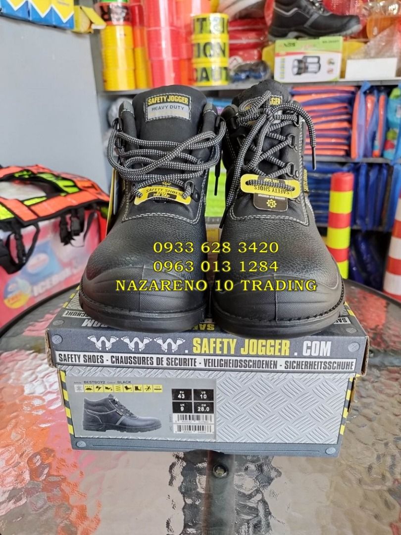 Safety Jogger Safety Shoes with Steel toe Low Cut - Black on Carousell