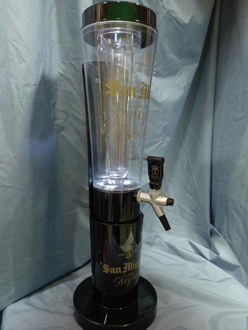 San Miguel LED Light Beer Tower, Food & Drinks, Alcoholic Beverages on ...