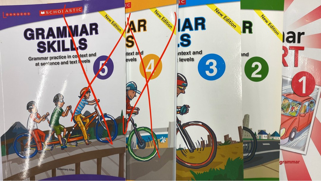Scholastic Grammar Skills smart 1 2 3, 興趣及遊戲, 書本 & 文具, 小朋友書 - Carousell