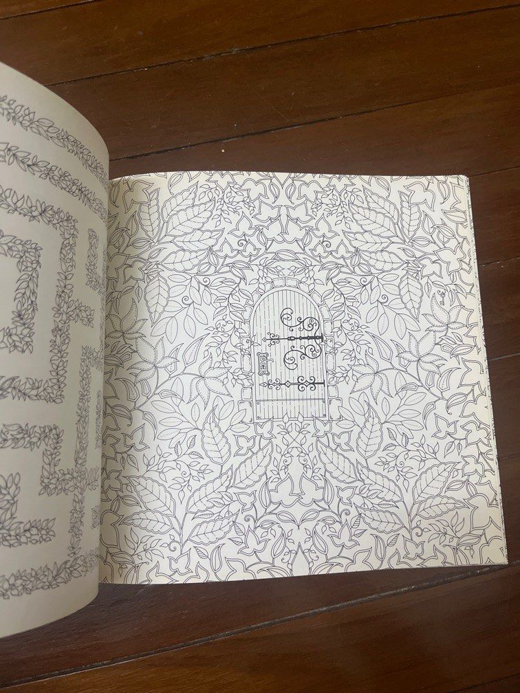 Secret Garden Colouring Book, Hobbies & Toys, Toys & Games on Carousell