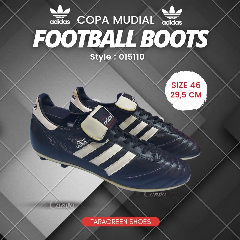 Sepatu Bola Adidas Original Copa Mudial 015110 Black size 46, Olah Raga ...
