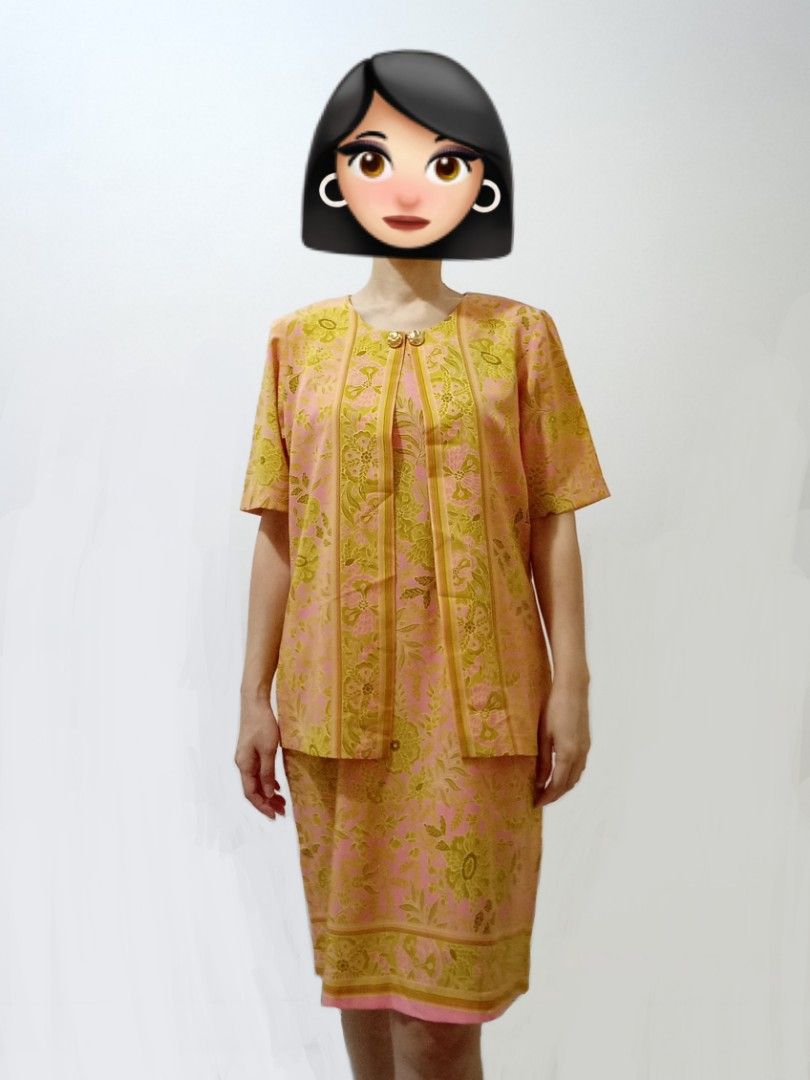 FREE ONGKIR JABODETABEK HARGA NET NO NEGO Setelan Dress Bolero Batik ...