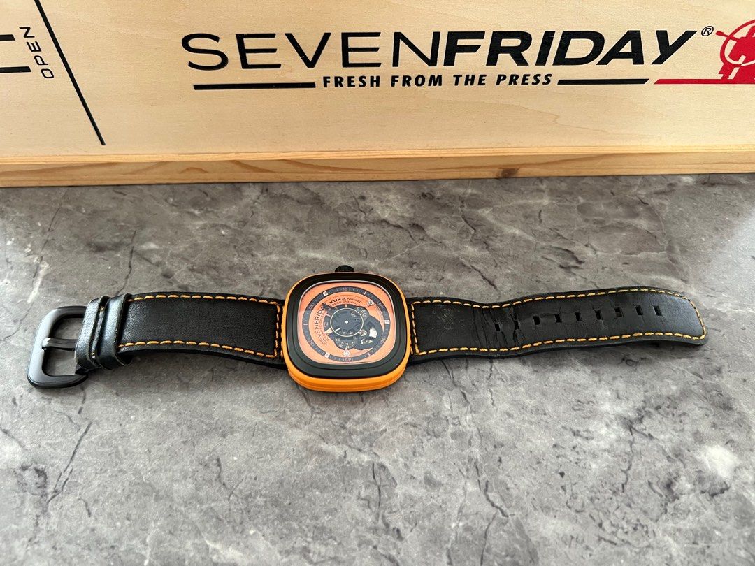 SevenFriday Orange Kuka Inspired, Luxury, Watches on Carousell