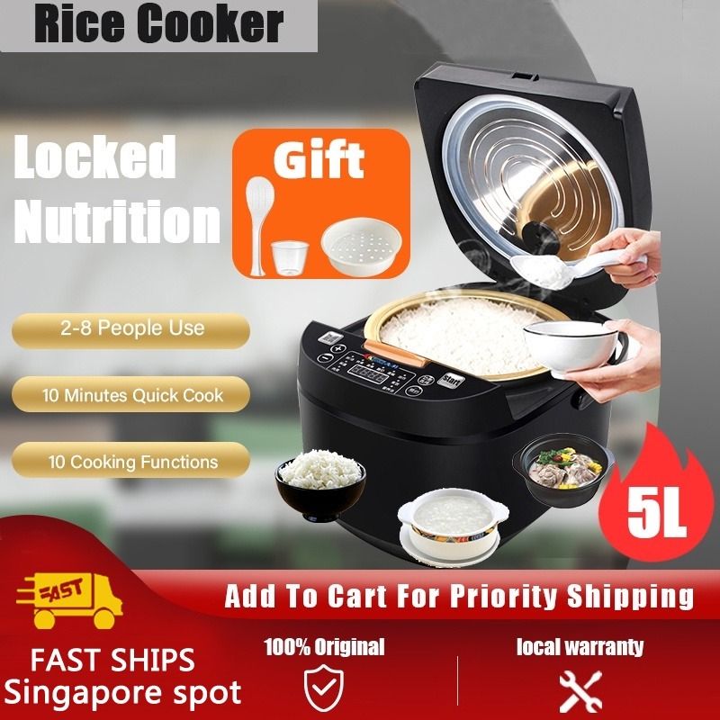 Share: Favorite (49) Smart big rice cooker 5L large capacity menus full ...