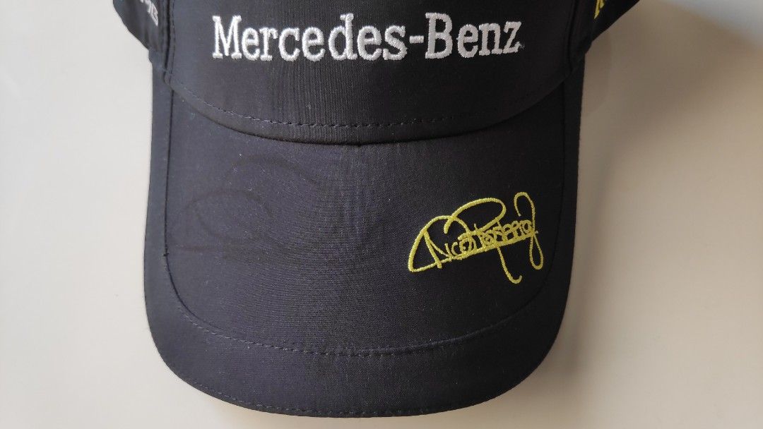 SIGNED NICO ROSBERG FORMULA ONE MERCEDES AMG PETRONAS CAP WITH SIGNED ...
