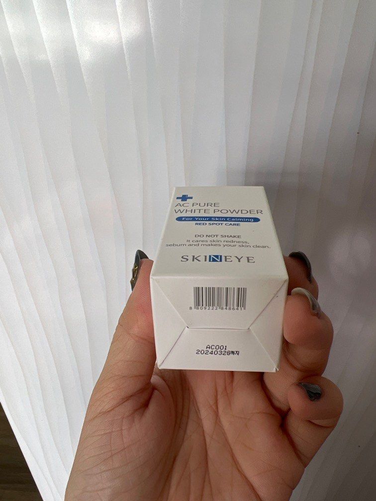 Skineye AC pure white powder, Beauty & Personal Care, Face, Face Care ...