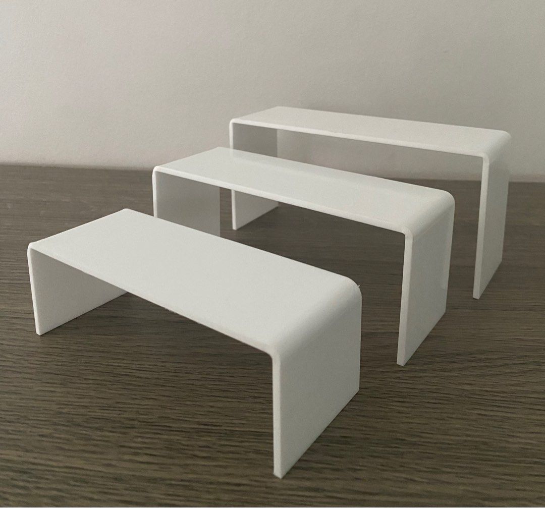 Small Acrylic Display Stand (3pcs/set), Hobbies & Toys, Stationery ...