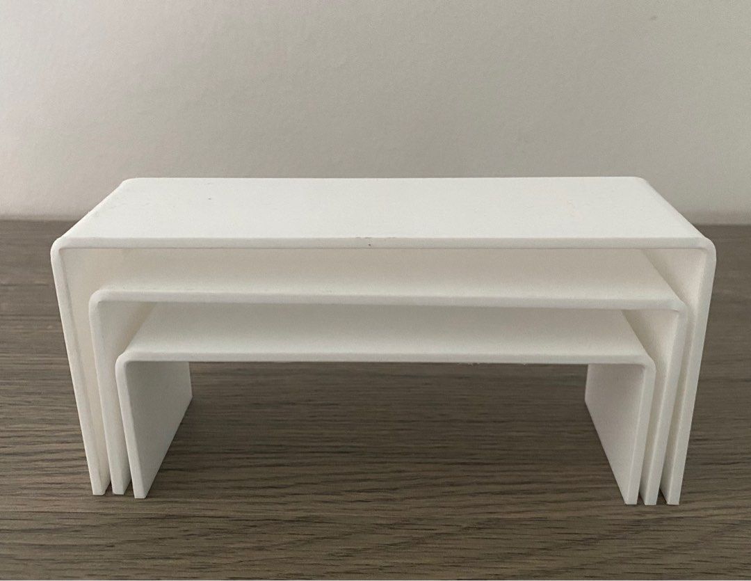Small Acrylic Display Stand (3pcs/set), Hobbies & Toys, Stationery ...