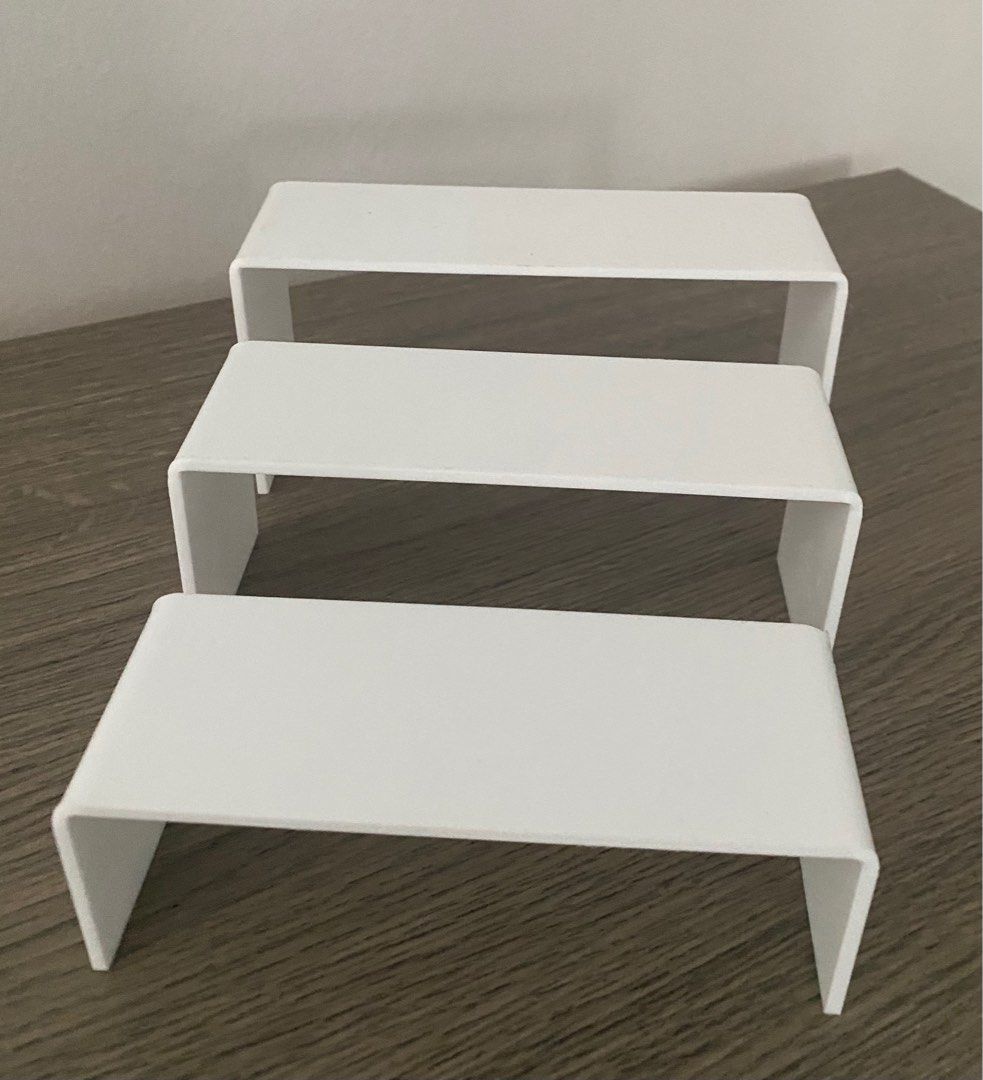 Small Acrylic Display Stand (3pcs/set), Hobbies & Toys, Stationery ...