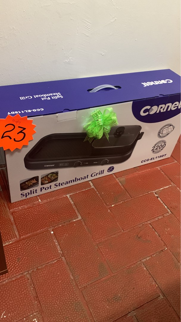 Split Pot Steamboat Grill, TV & Home Appliances, Kitchen Appliances ...