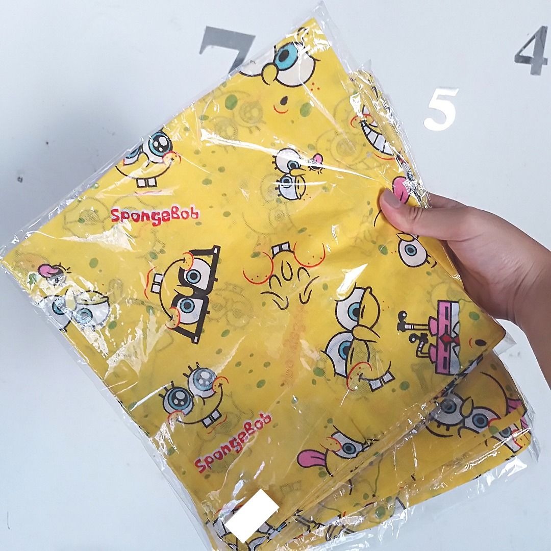 Spongebob Character Expressions Bandana Handkerchief Collectibles ...