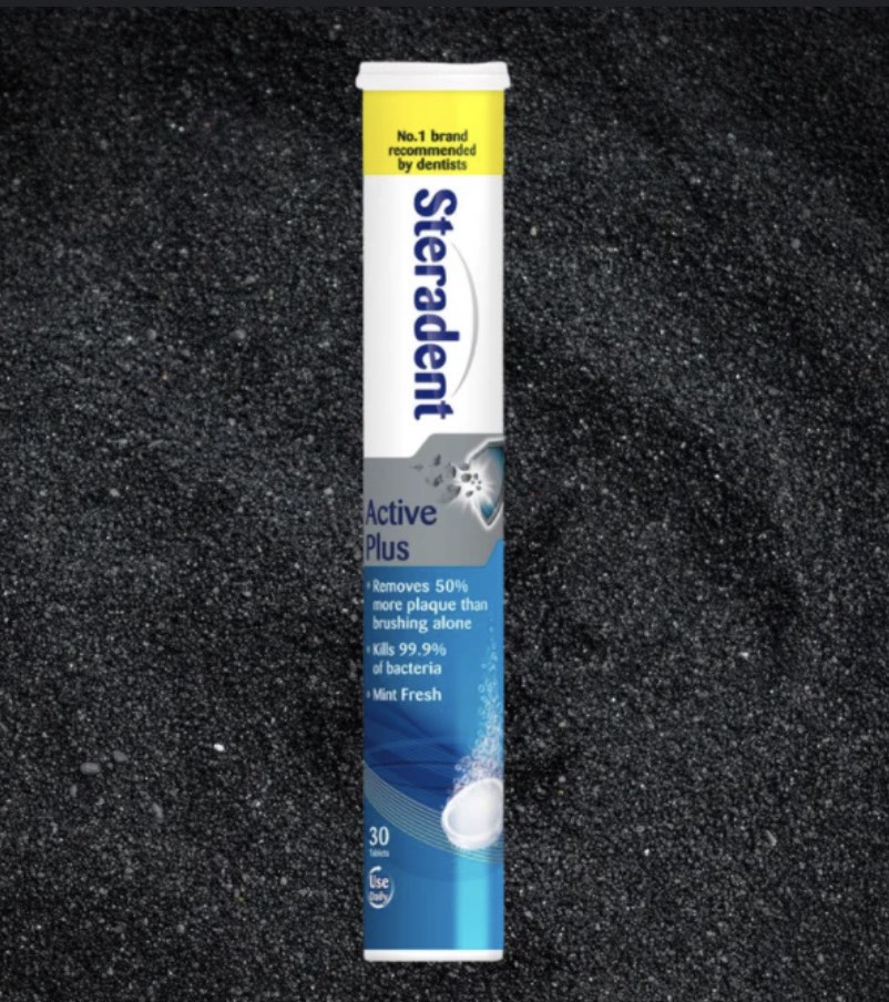 Steradent Active Plus 30 tablets expiry date 09/2023, 美容＆個人護理, 健康及美容 ...
