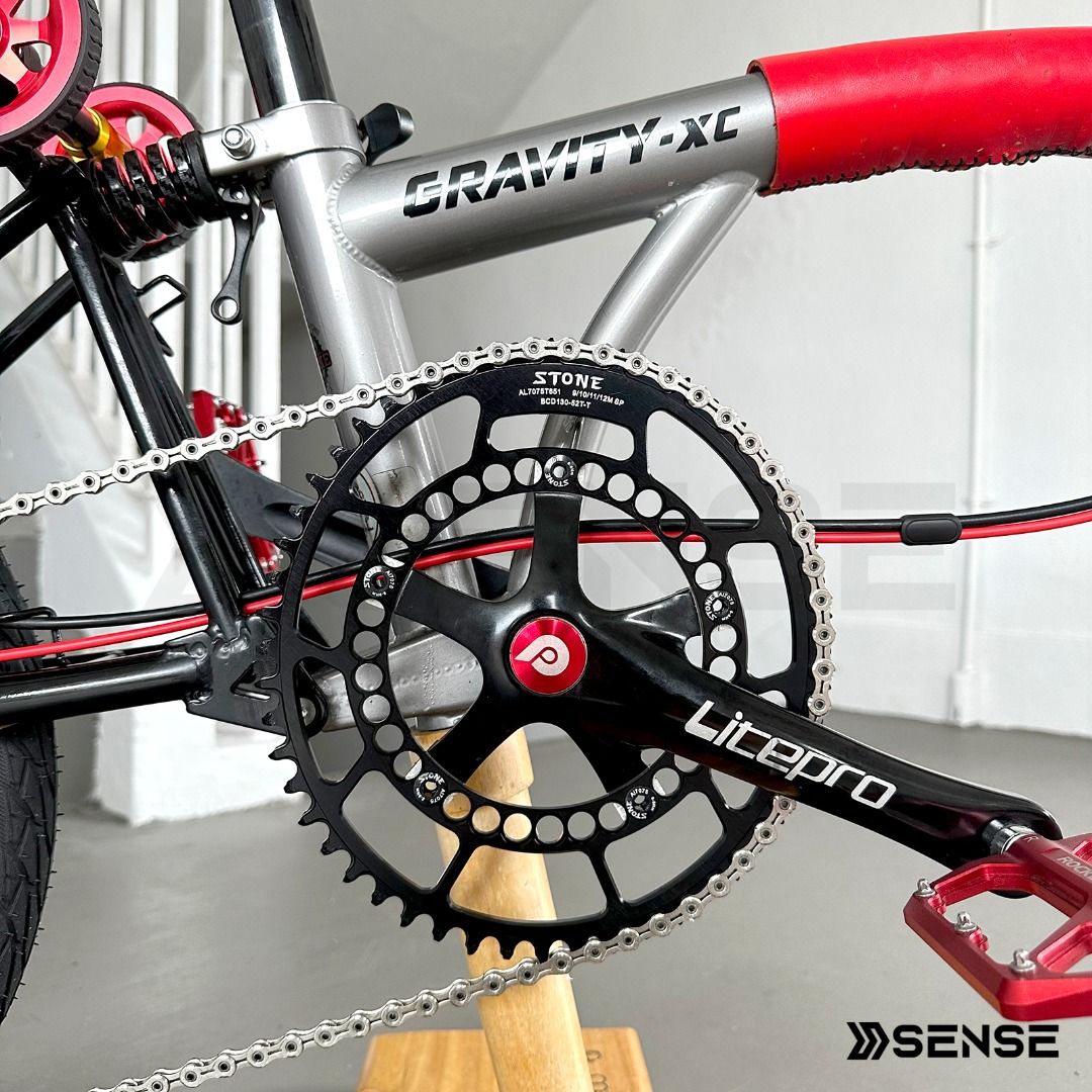 Stone Oval Chainring 50T to 60T for Brompton, Sports Equipment ...
