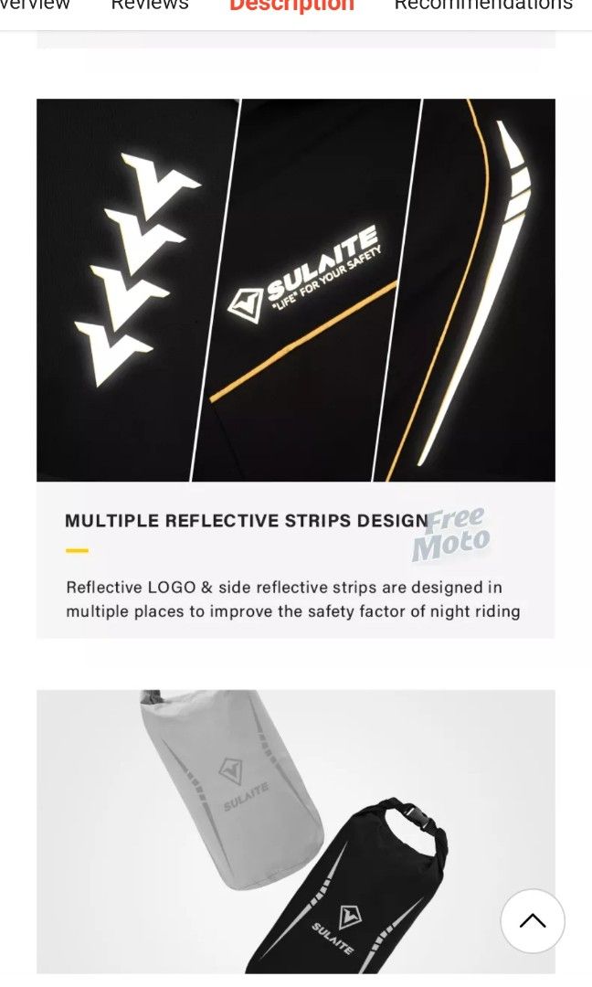 SULAITE Raincoat, Motorcycles, Motorcycle Apparel on Carousell